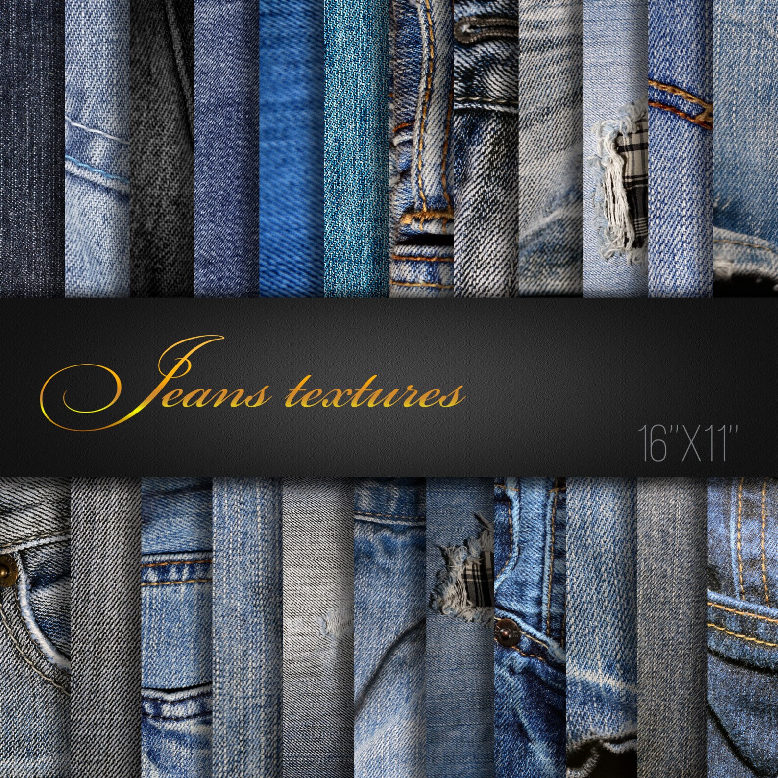 Jeans Textures / Jeans Paper Pack / Jeans Scrapbook Paper / Denim Paper ...