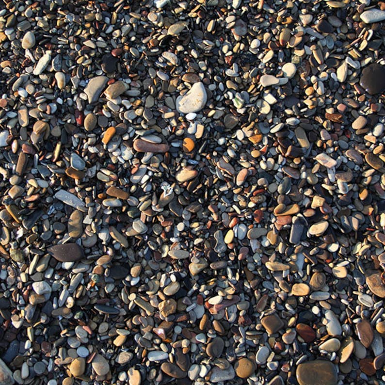 Stone Digital Paper / Natural Beach Pebbles Textures / Pack of 14 JPG ...