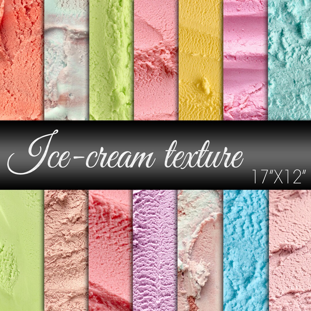 Ice Cream Digital Paper, Ice Cream Scrapbook, Ice Cream Background ...