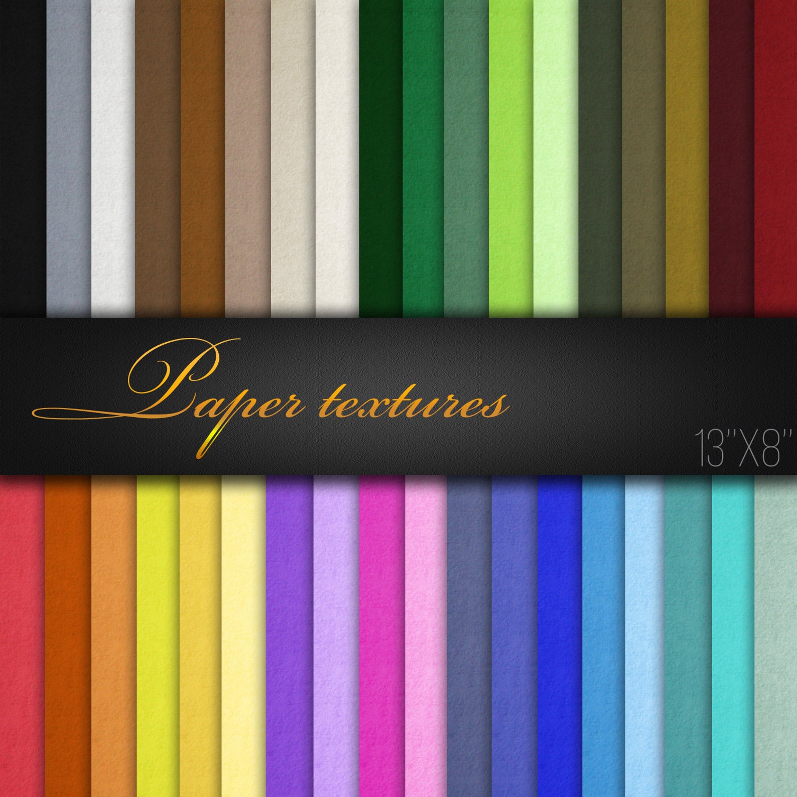 Digital Scrapbooking Paper / Natural Paper Textures / Pack of - Etsy