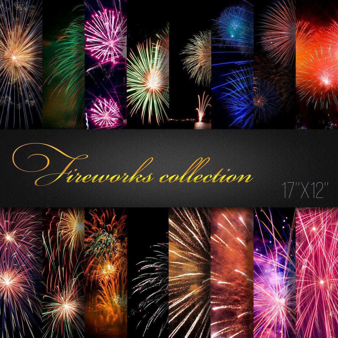 Fireworks Collection / Fireworks Digital Paper / Fireworks Scrapbooking ...