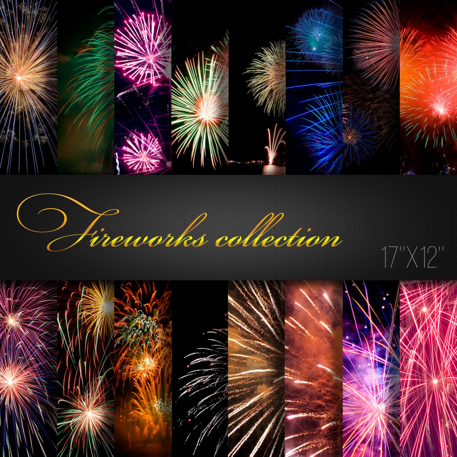 Fireworks Collection / Fireworks Digital Paper / Fireworks Scrapbooking ...