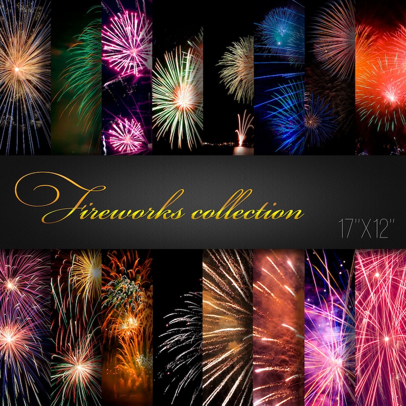Fireworks Collection / Fireworks Digital Paper / Fireworks Scrapbooking ...