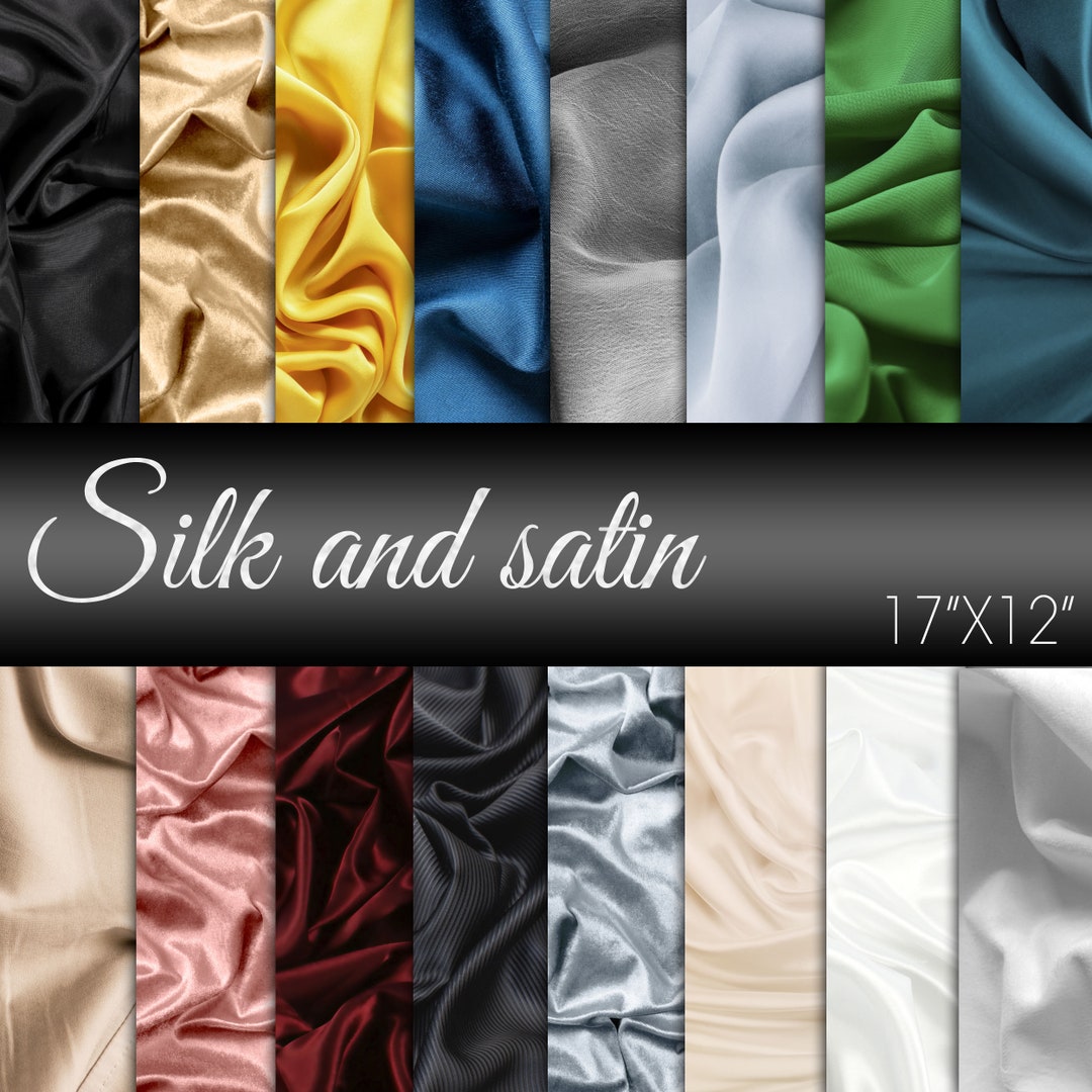 Satin and Silk Textures, Silk Digital Paper,satin Digital Paper, Silk ...