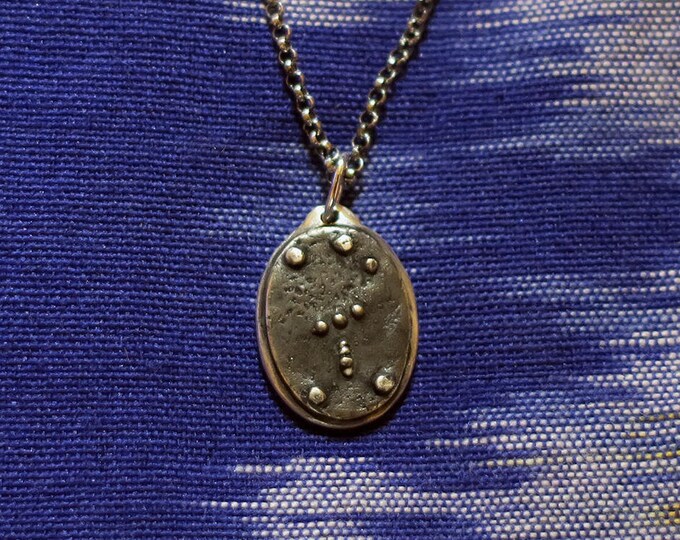 Silver Orion Constellation Pendant - Etsy