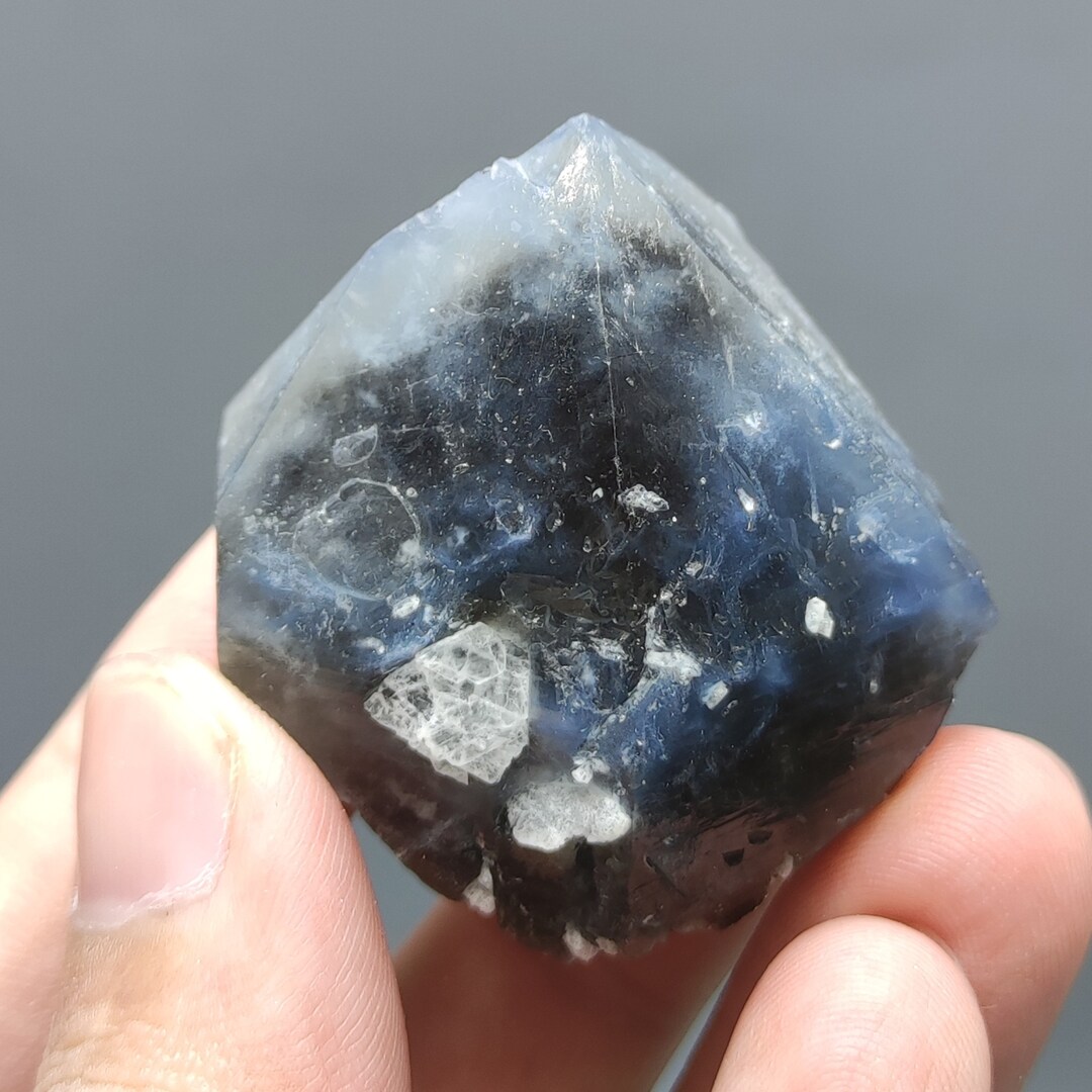 Natural Rare Indicolite Blue Quartz Crystal From Afghanistan, 48 Grams ...