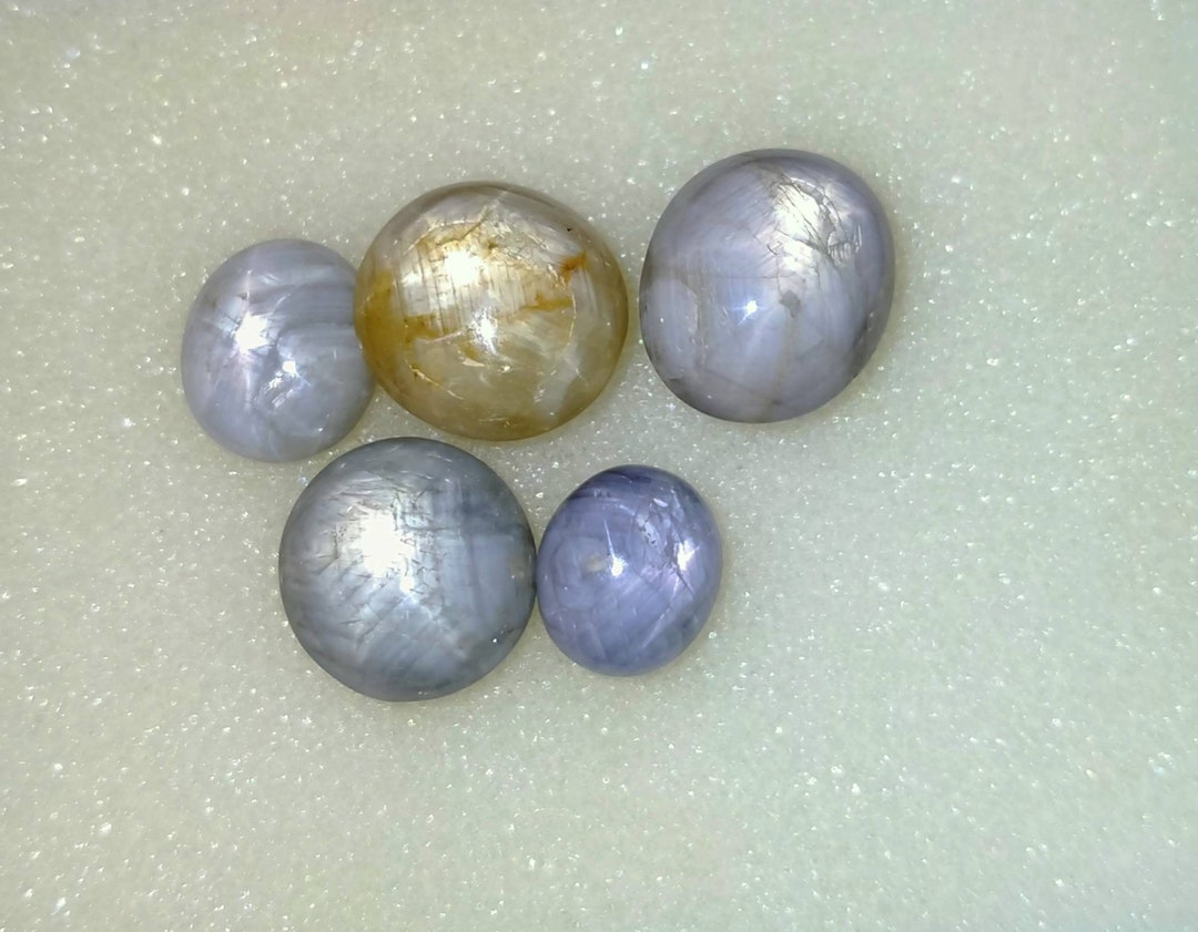 Natural Top Quality Beautiful Cabochons of Star Sapphire - Etsy
