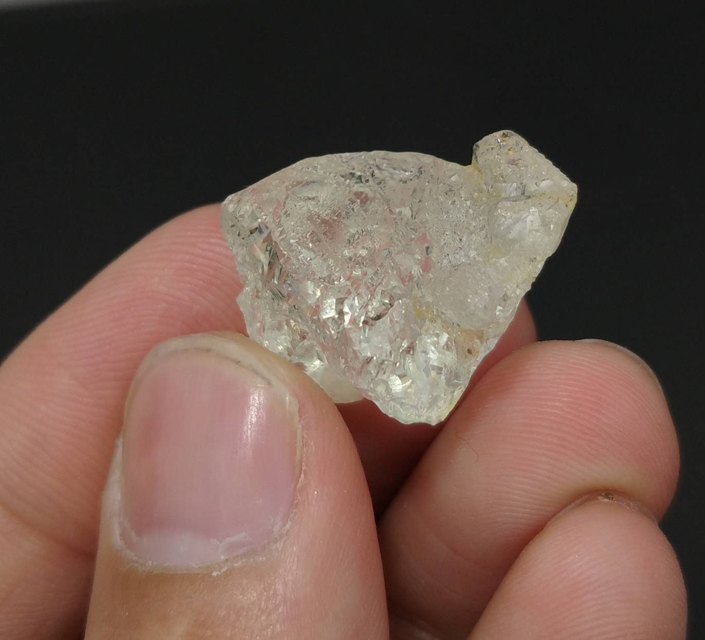 Etched Gemmy Clear Transparent White Beryl Crystal From Skardu | Etsy