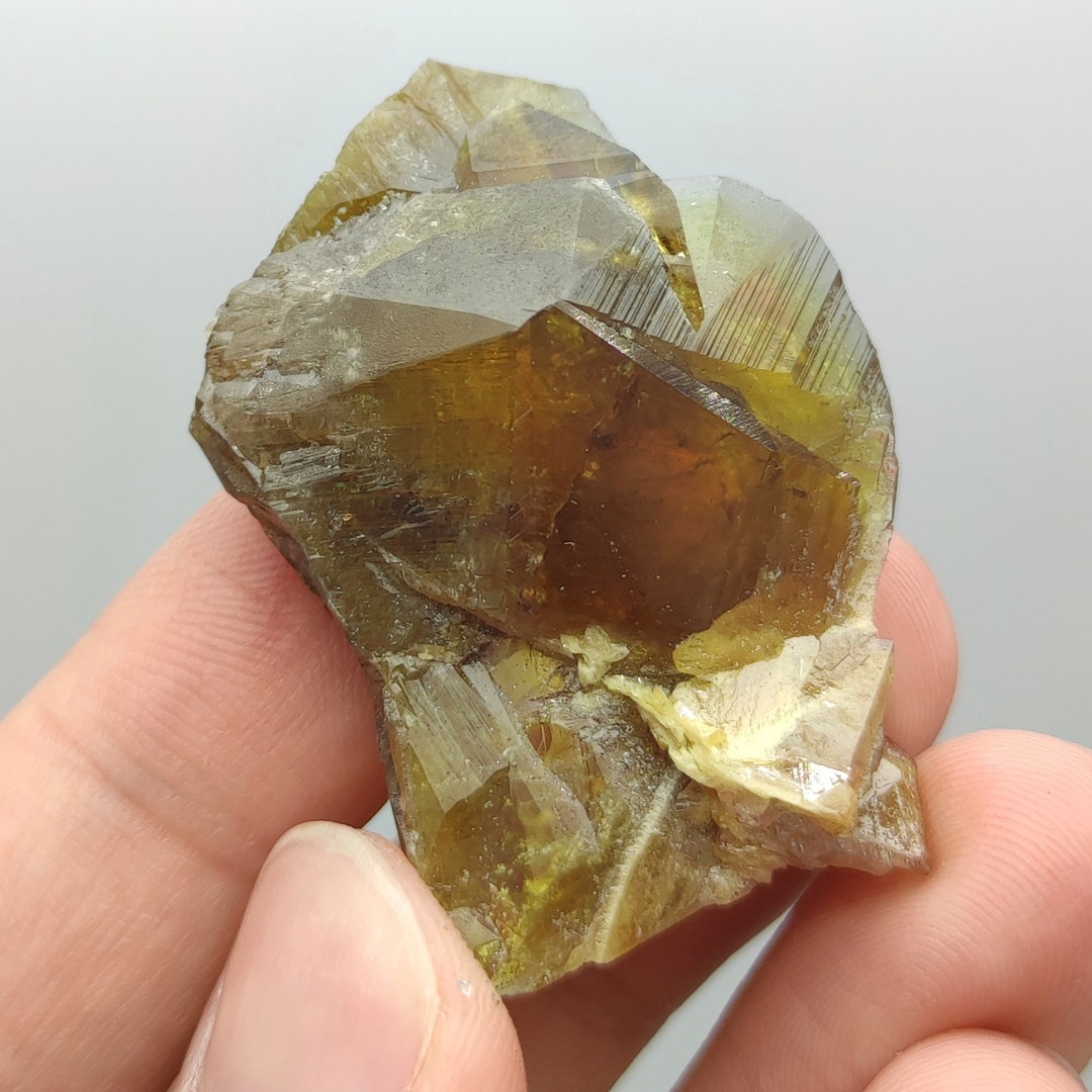 Aesthetic Natural Terminated Transparent Rare Sphene/titanite Crystal ...