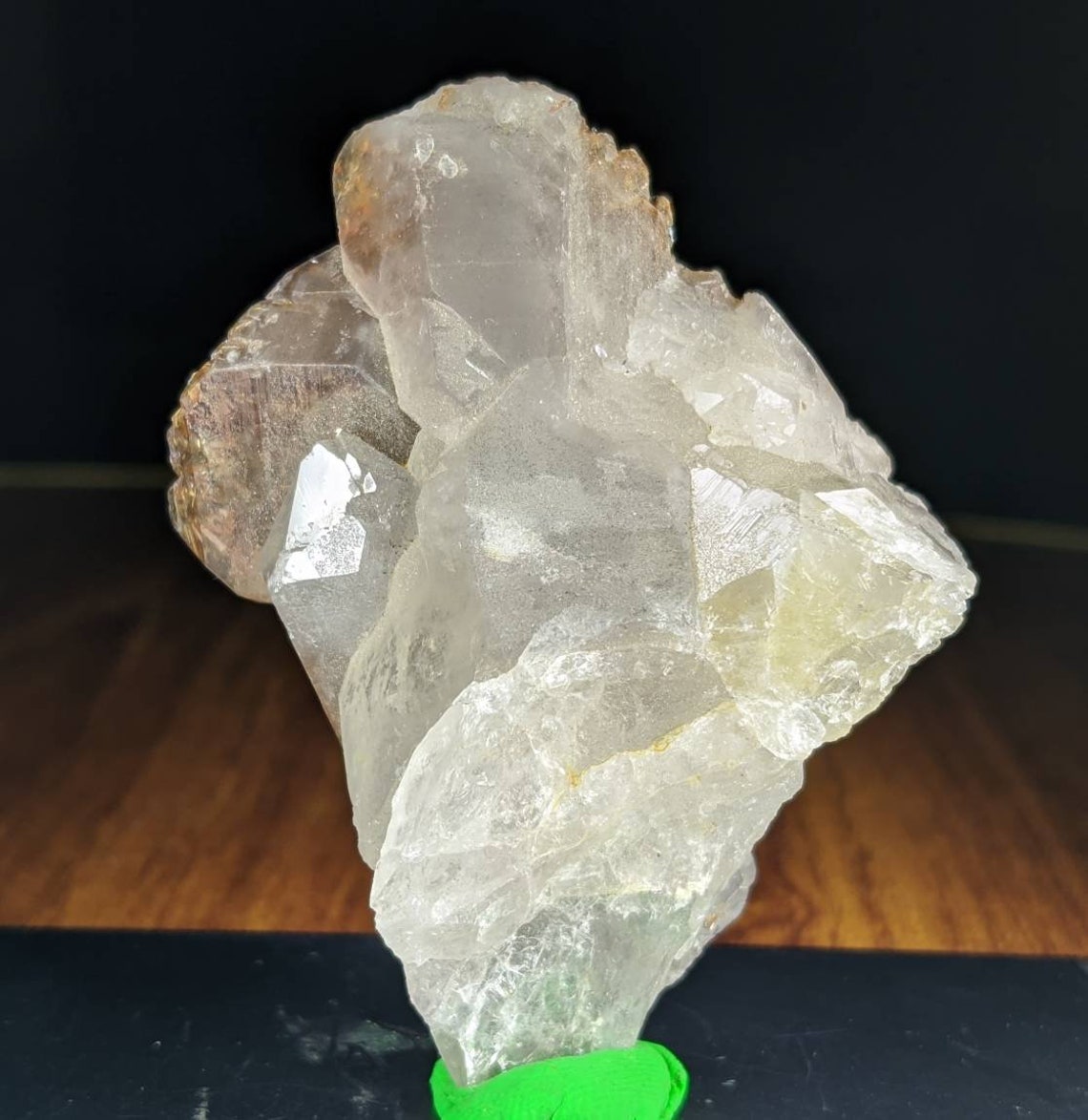 Rutile Var Sagenite With Grey Quartz Beautiful Crystal From - Etsy