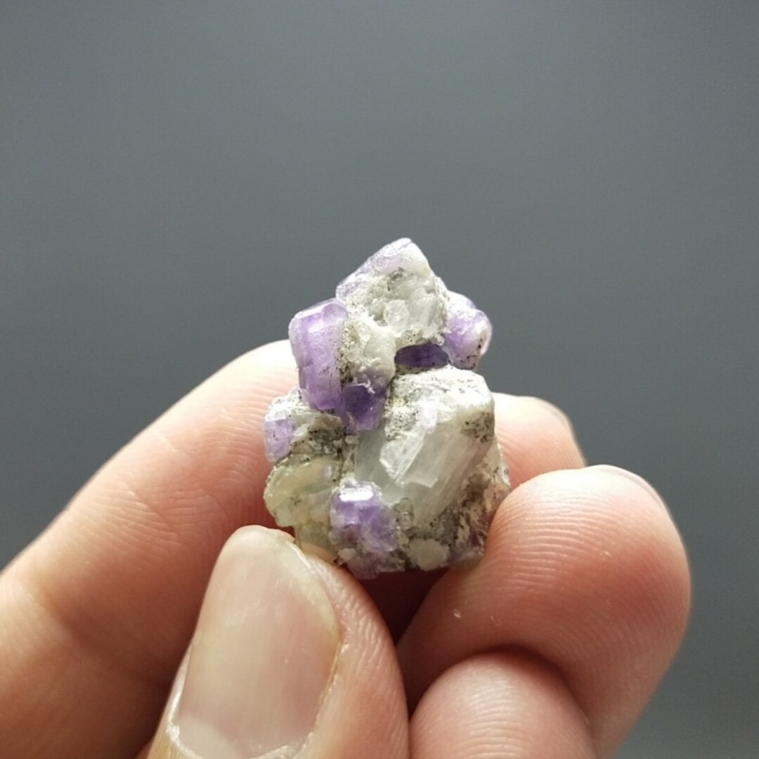 Uv Reactive Pink Apatite Crystal on Matrix on Albite With Quartz and ...