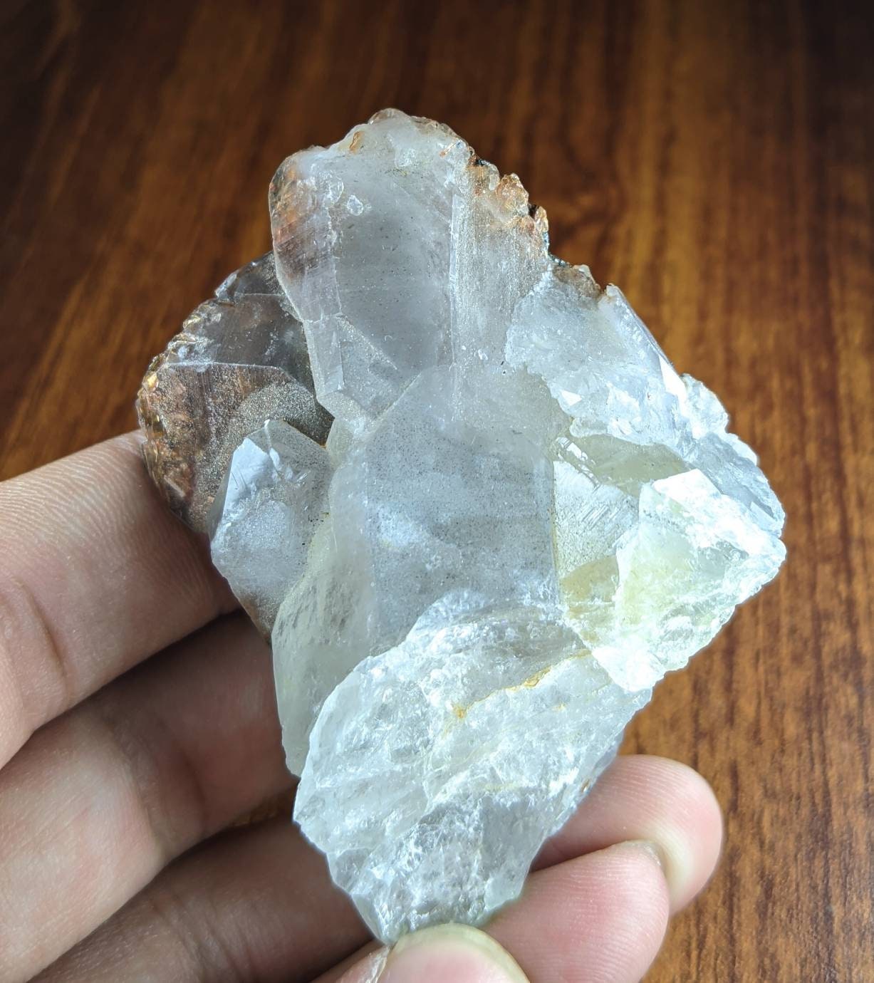 Rutile Var Sagenite With Grey Quartz Beautiful Crystal From - Etsy