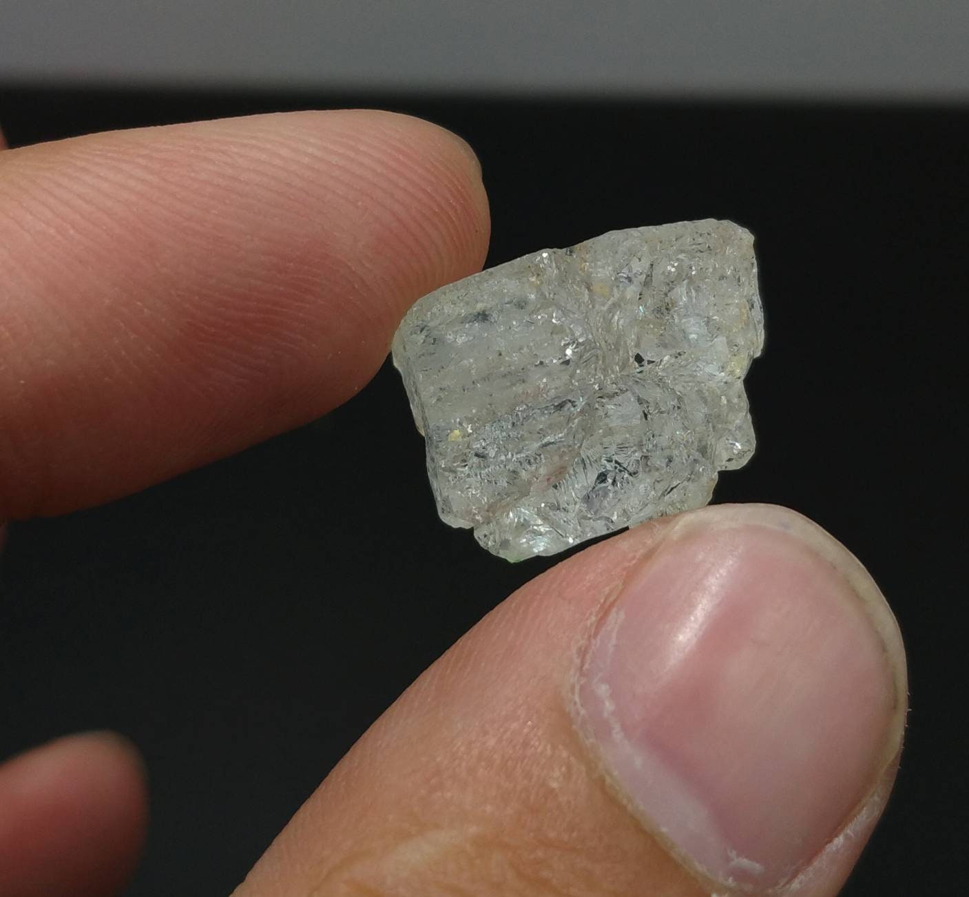 Etched Gemmy Clear Transparent White Beryl Crystal From Skardu ...