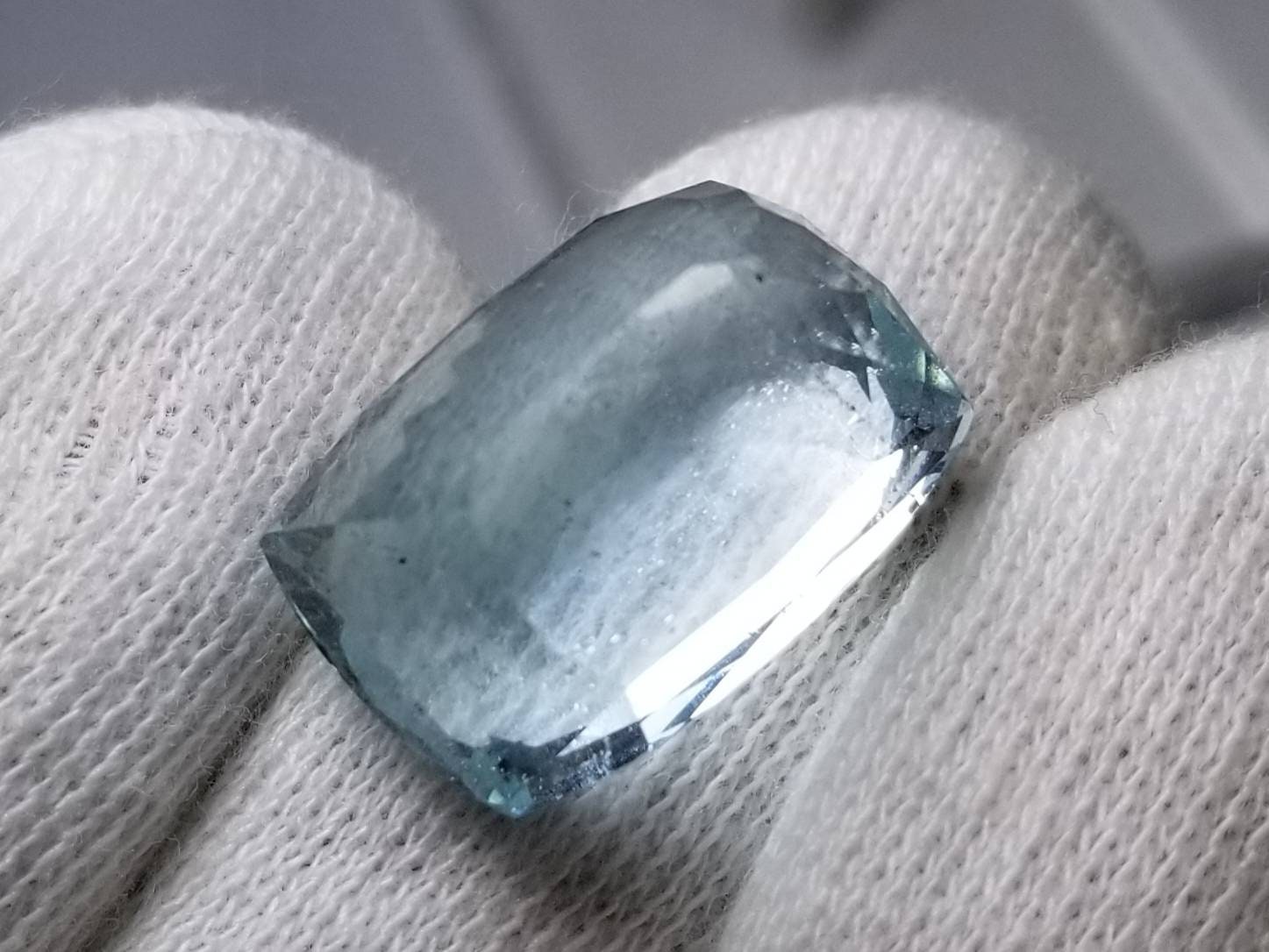 Natural top quality 21 carats beautiful faceted Aquamarine gem | Etsy
