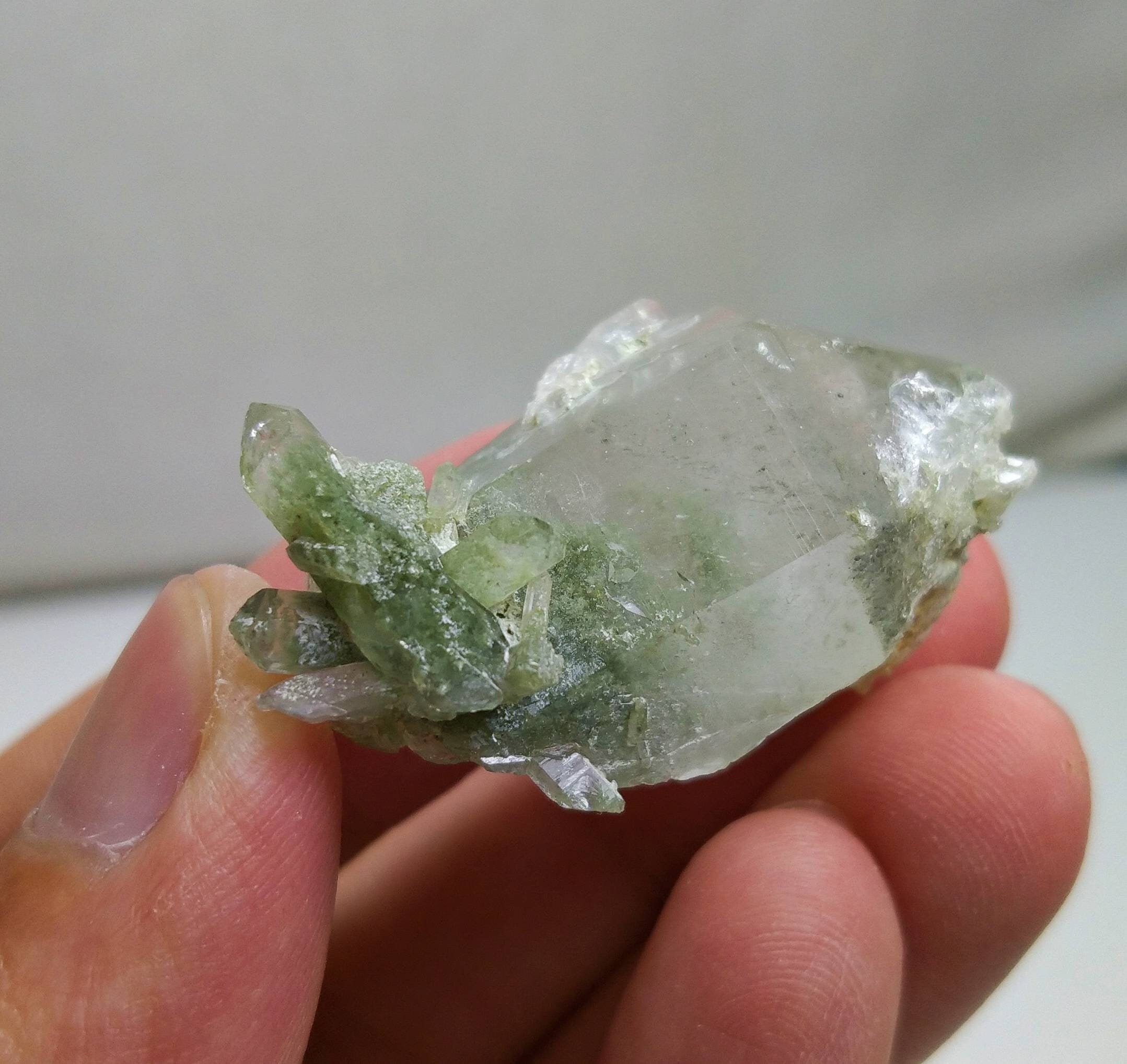 Natural Top Quality Beautiful 19 Grams Chlorine Quartz Crystal - Etsy