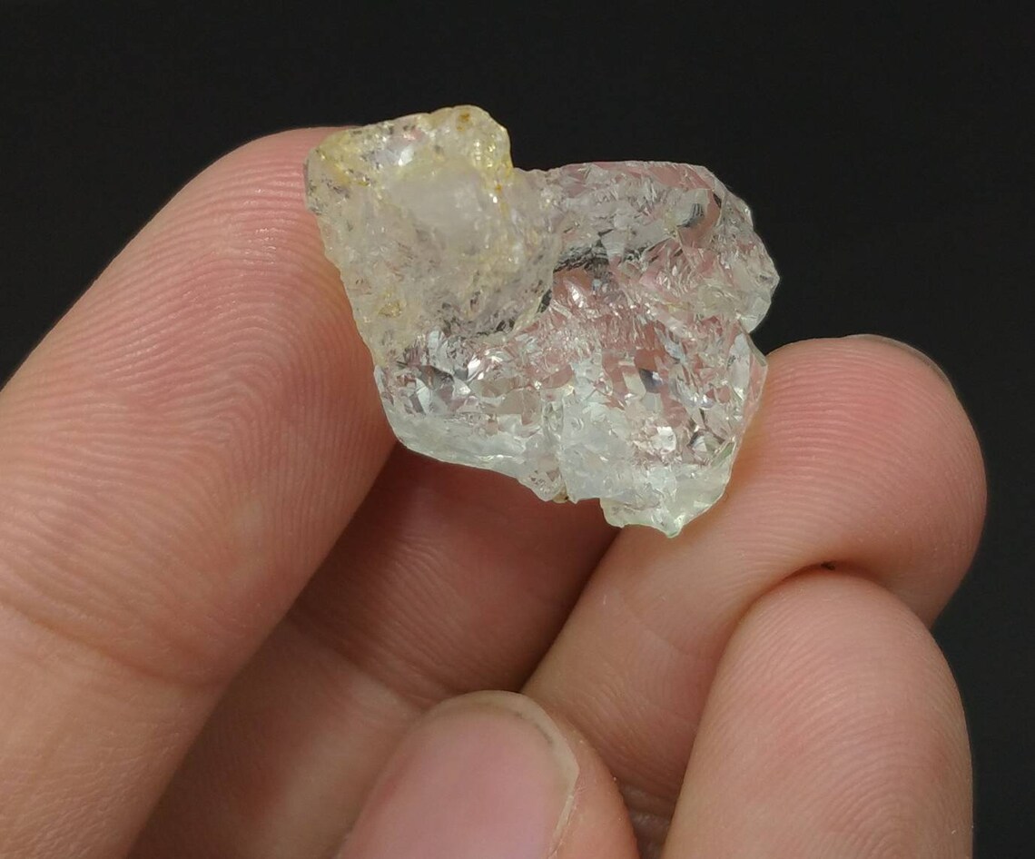 Etched Gemmy Clear Transparent White Beryl Crystal From Skardu | Etsy