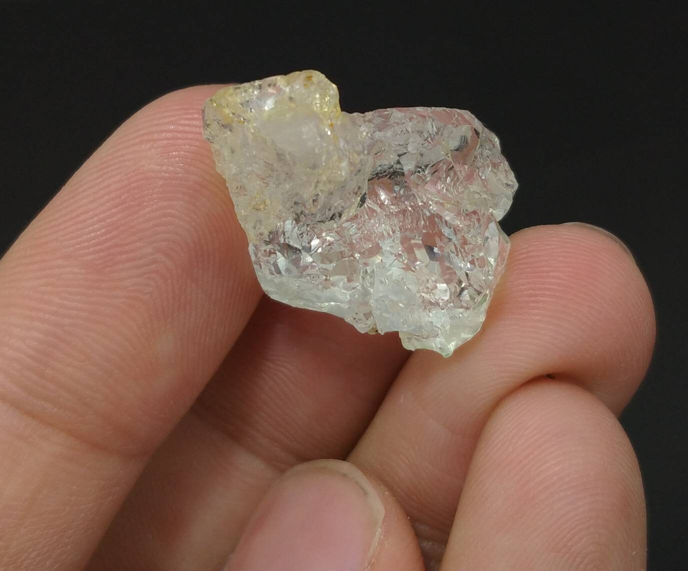 Etched Gemmy Clear Transparent White Beryl Crystal From Skardu | Etsy