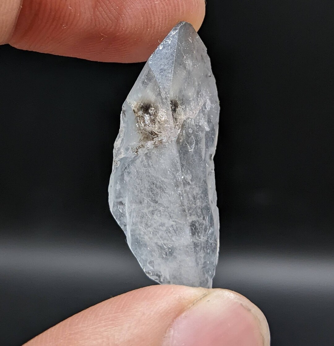 Natural Rare Indicolite Blue Quartz Crystal From Afghanistan, 5.8 Grams ...