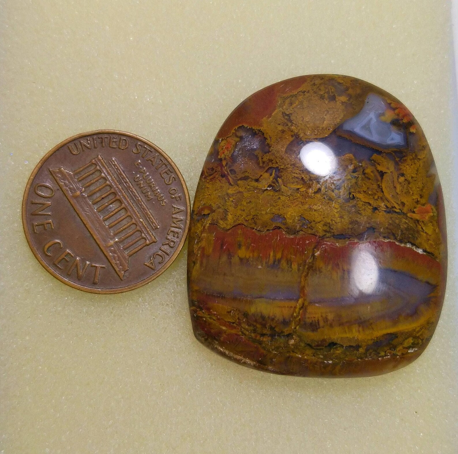 Natural Good Quality Beautiful 63 Carats Multicolore Agate - Etsy