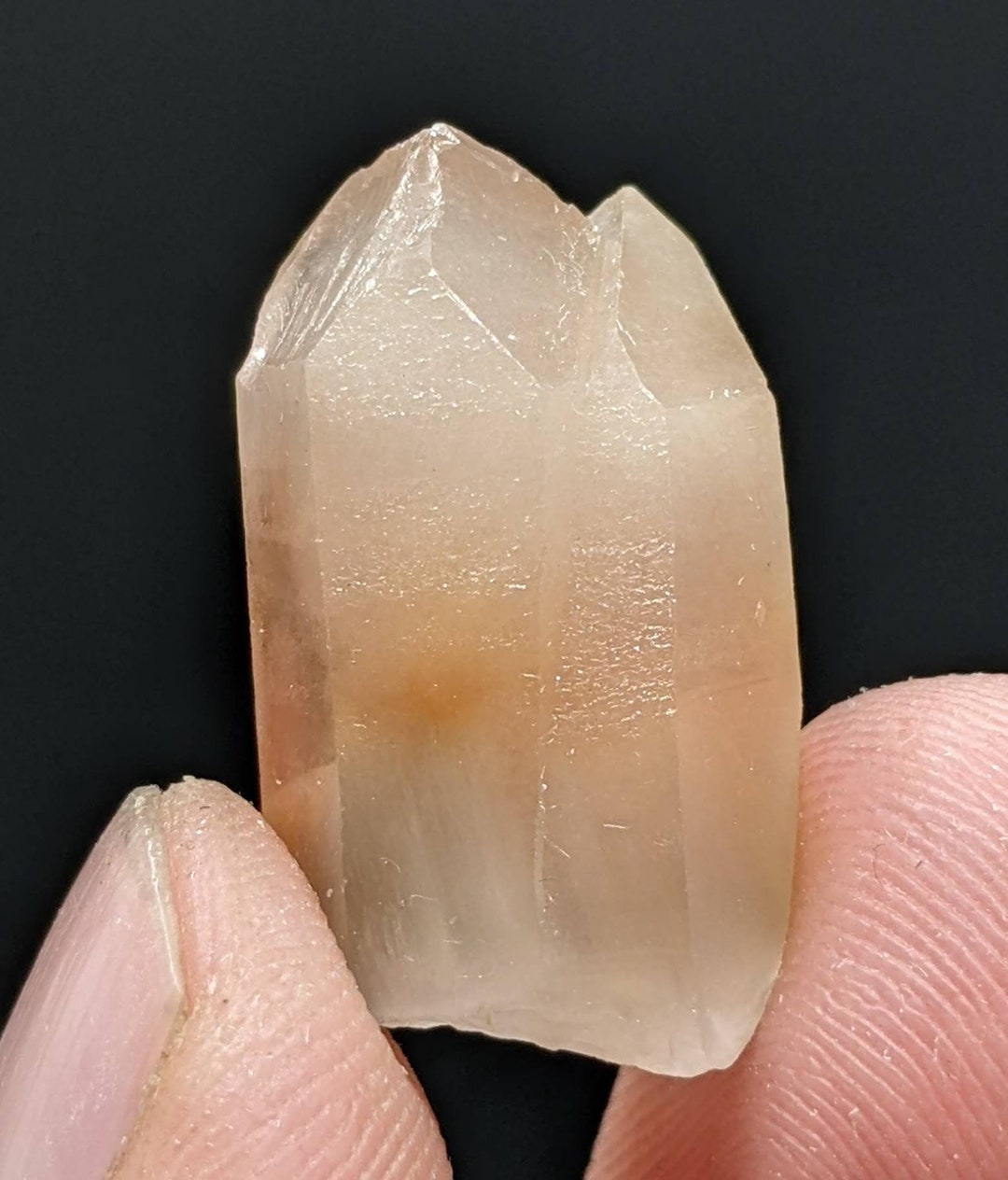 Bicolor Small Thumbnail Size Natural Amphibole Quartz Crystal From ...