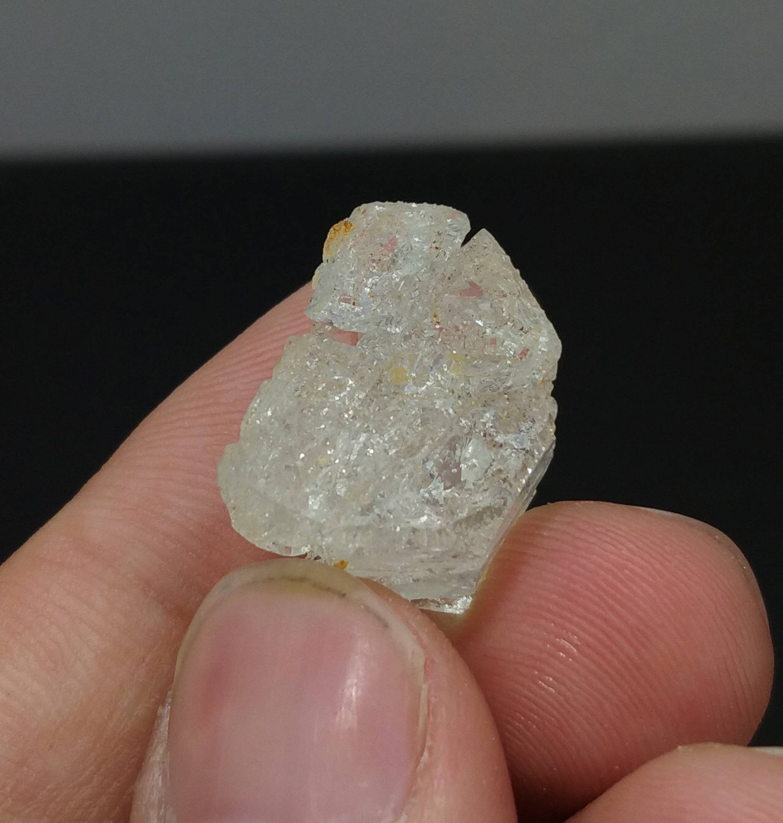 Etched Gemmy Clear Transparent White Beryl Crystal From Skardu ...