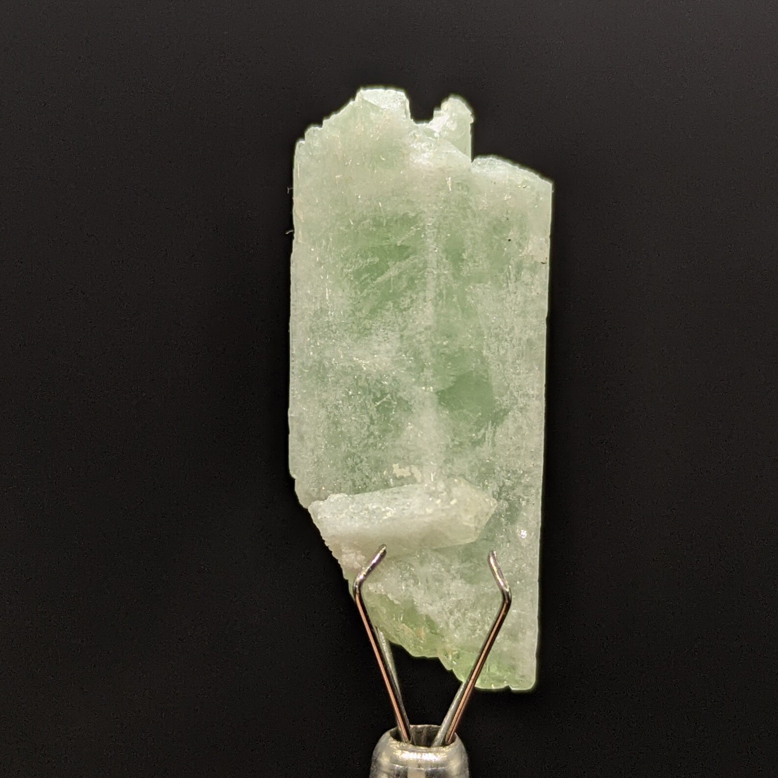 Natural Rare Green Single Herderite Crystal With Albite on Matrix From ...