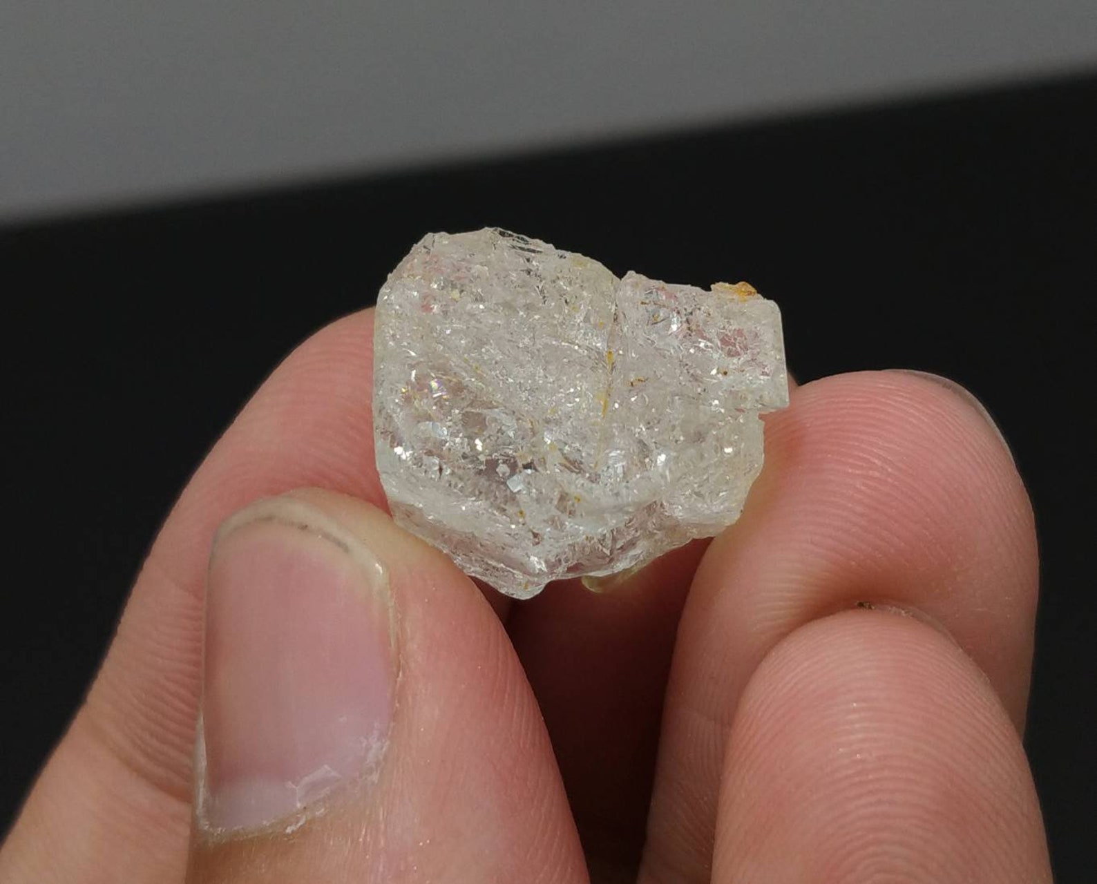 Etched Gemmy Clear Transparent White Beryl Crystal From Skardu ...