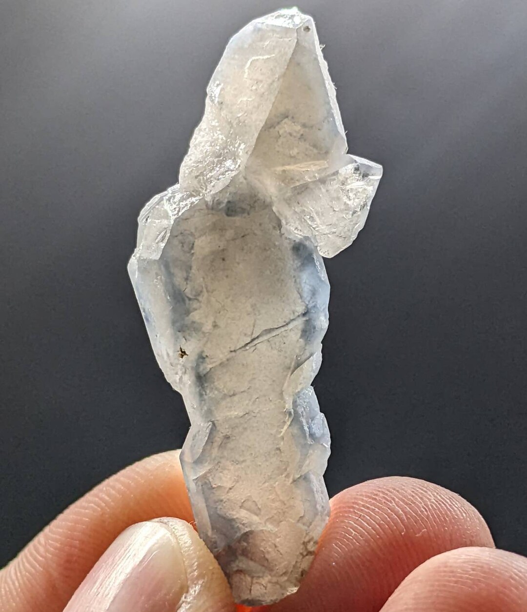 Natural Rare Indicolite Aka Blue Quartz Crystal From Afghanistan, 7.8 ...