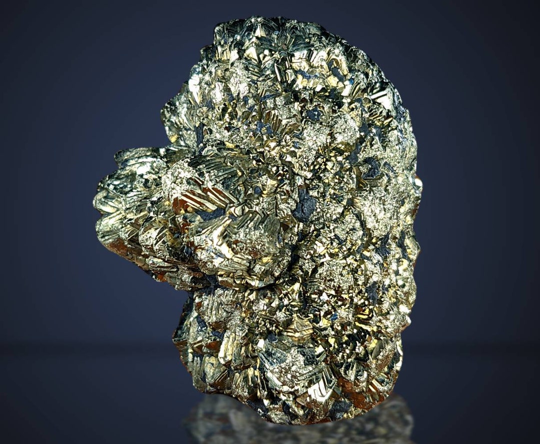 Natural New Find Big Size Marcasite Cluster With Geothite Also Called ...