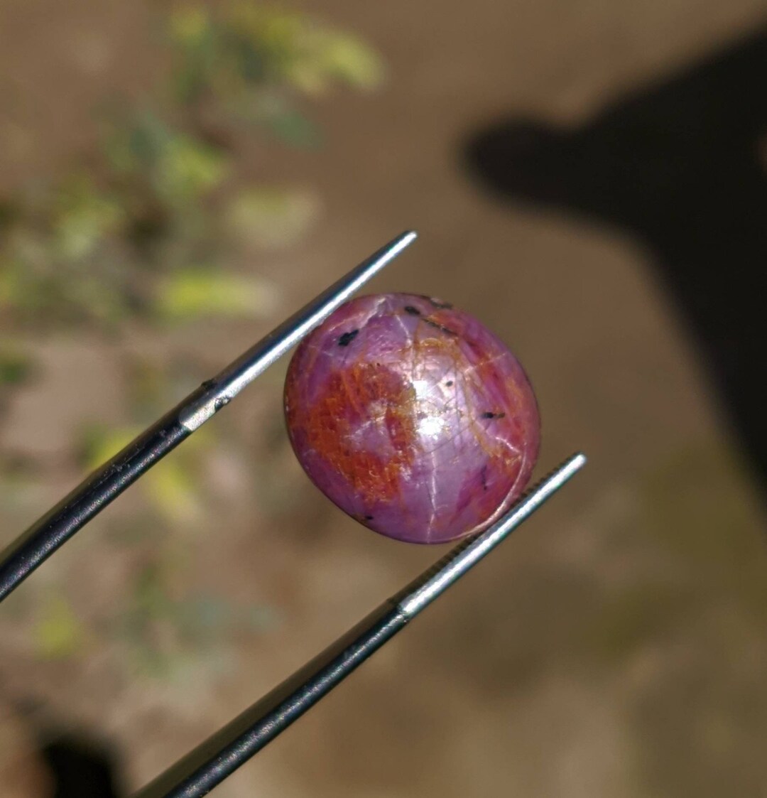 Natural Top Quality Beautiful 18.5 Carats Oval Shape Star Ruby Cabochon ...