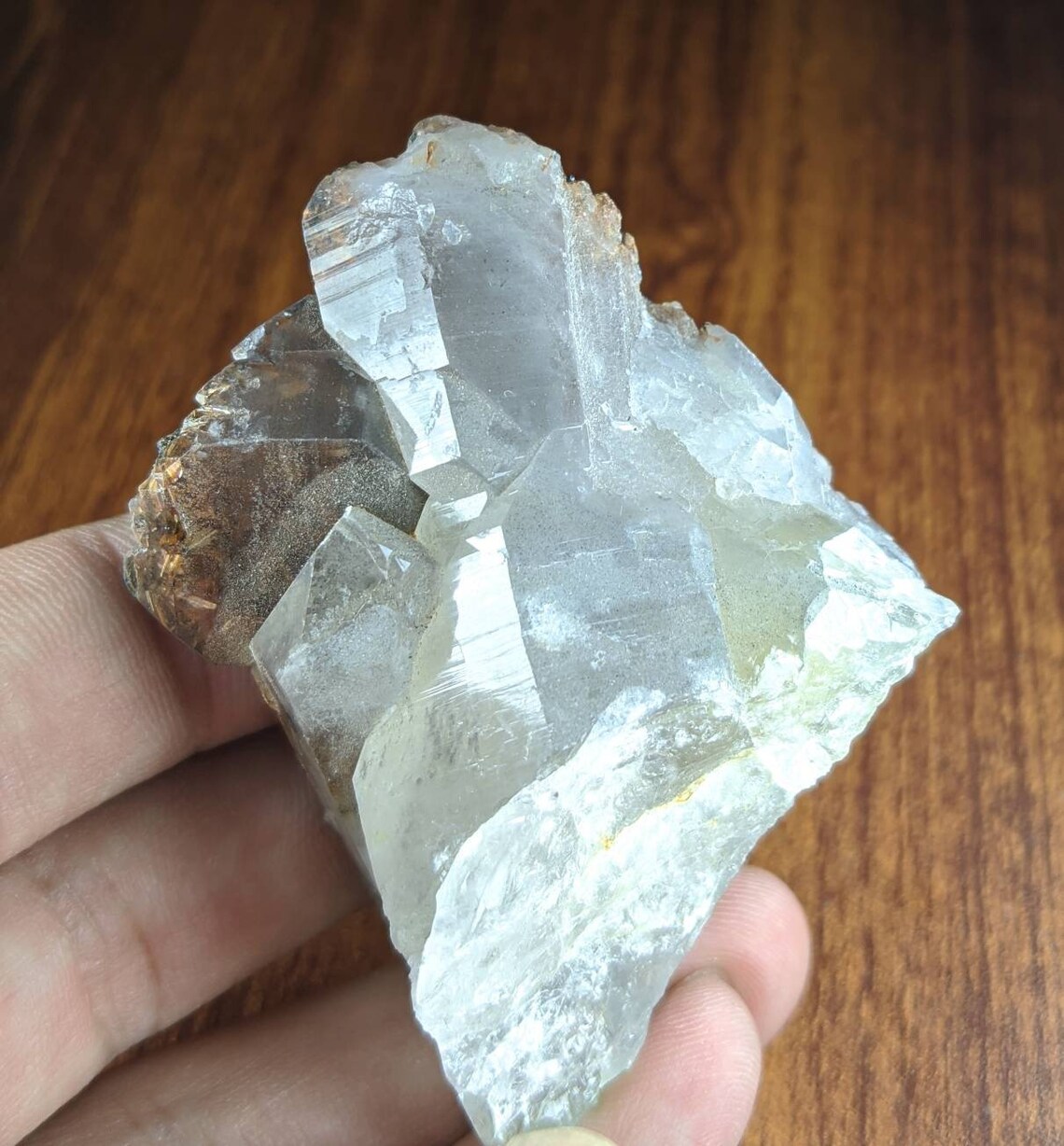 Rutile Var Sagenite With Grey Quartz Beautiful Crystal From - Etsy