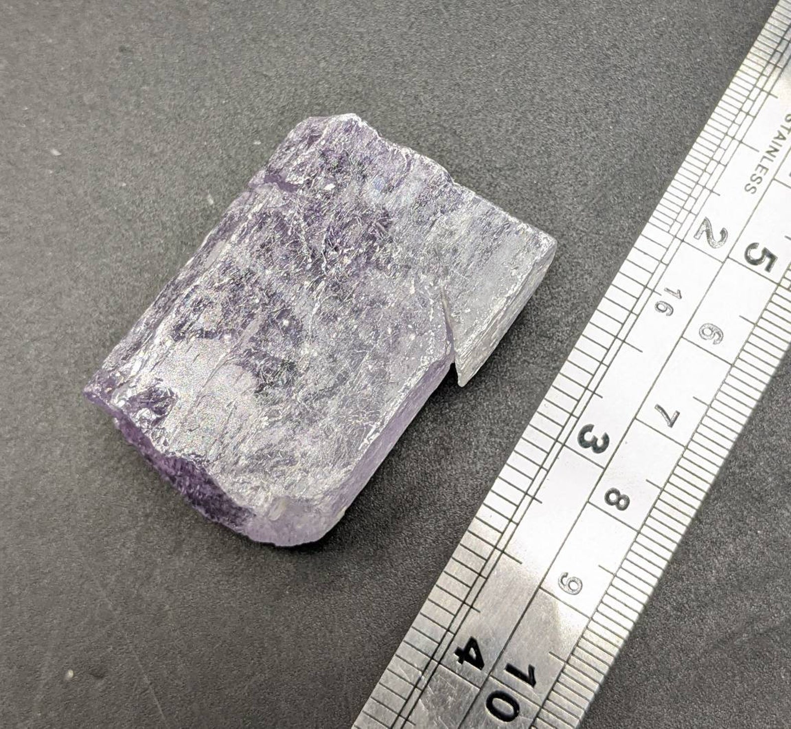 Lustrous Purple Kunzite Crystal With Etched Formation, Afghanistan (52. ...