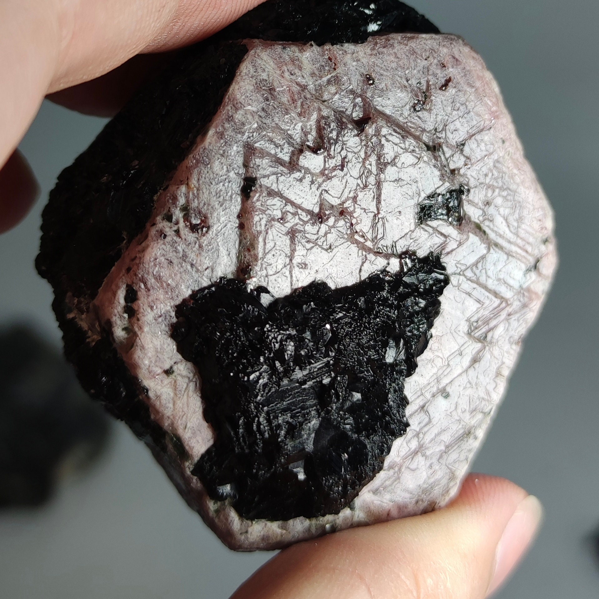 UV Reactive Ruby Corundum Crystal With Biotite Mica, 192g - Etsy