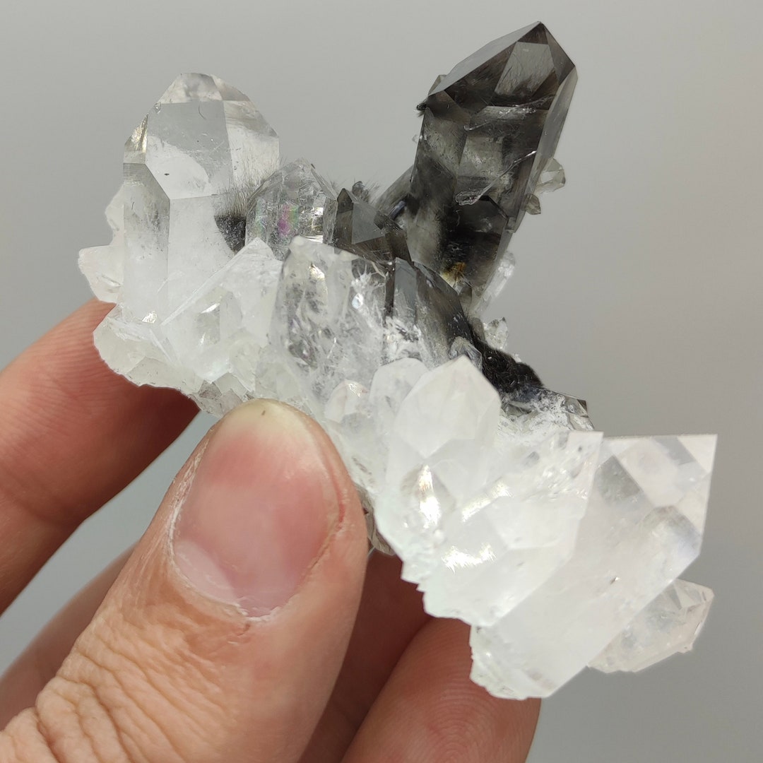 Natural Aesthetic Brookite Included Quartz Cluster From Baluchistan ...