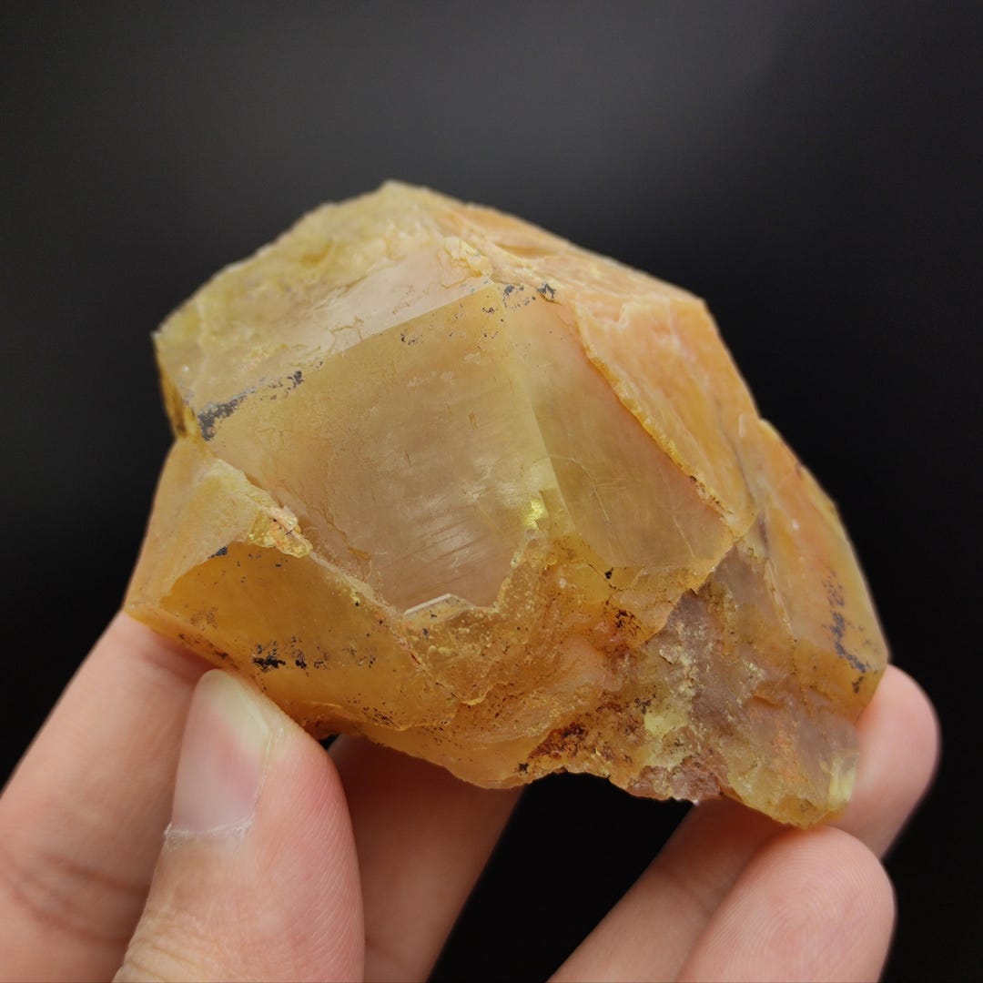 Natural Honey Color Astrophyllite Included Quartz Crystal From KP ...