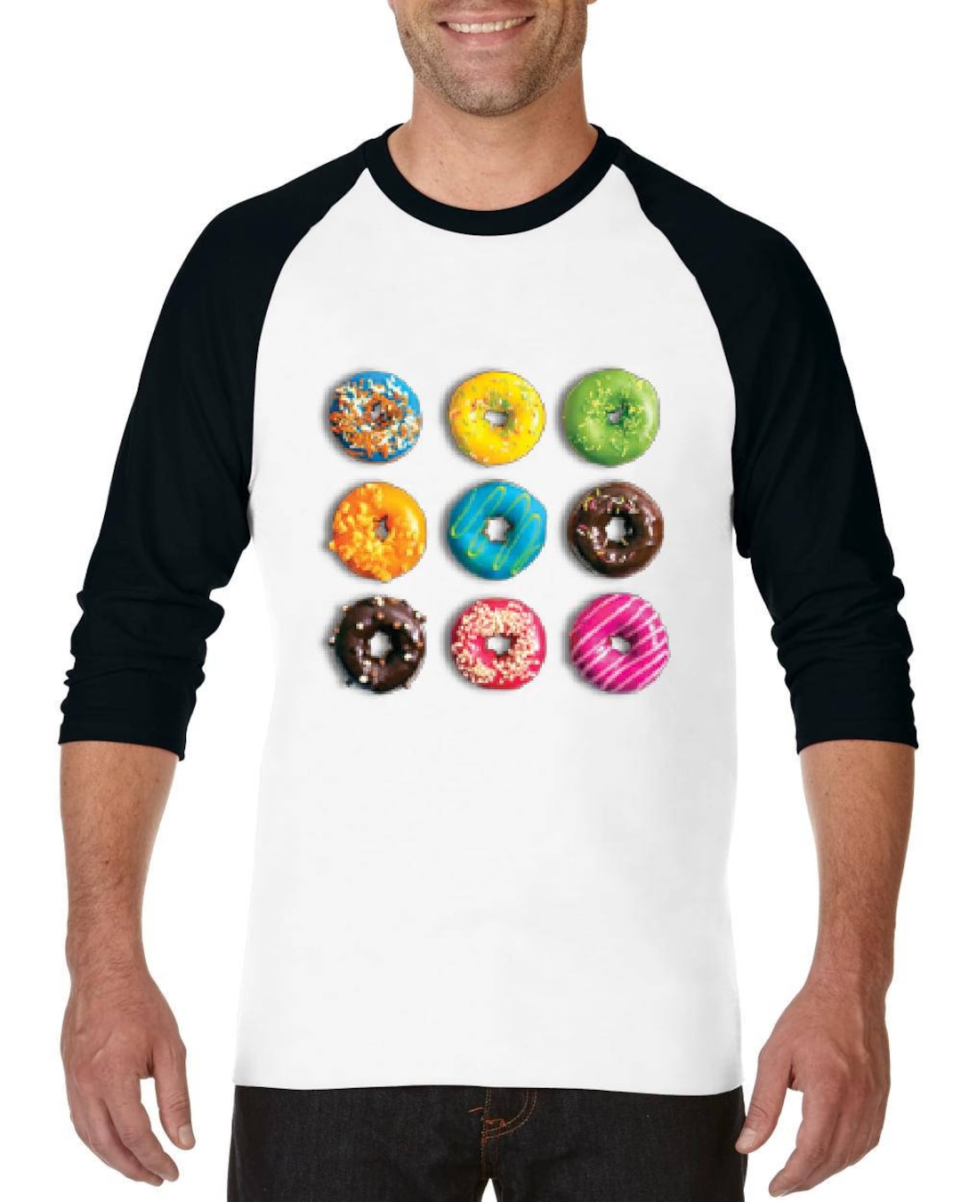 Love Food Donuts Doughnuts Match W Coffee & Wine Birthday Christmas ...