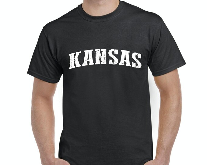 Kansas State Flag Traveler Gift Men's Short Sleeve T-shirt - Etsy