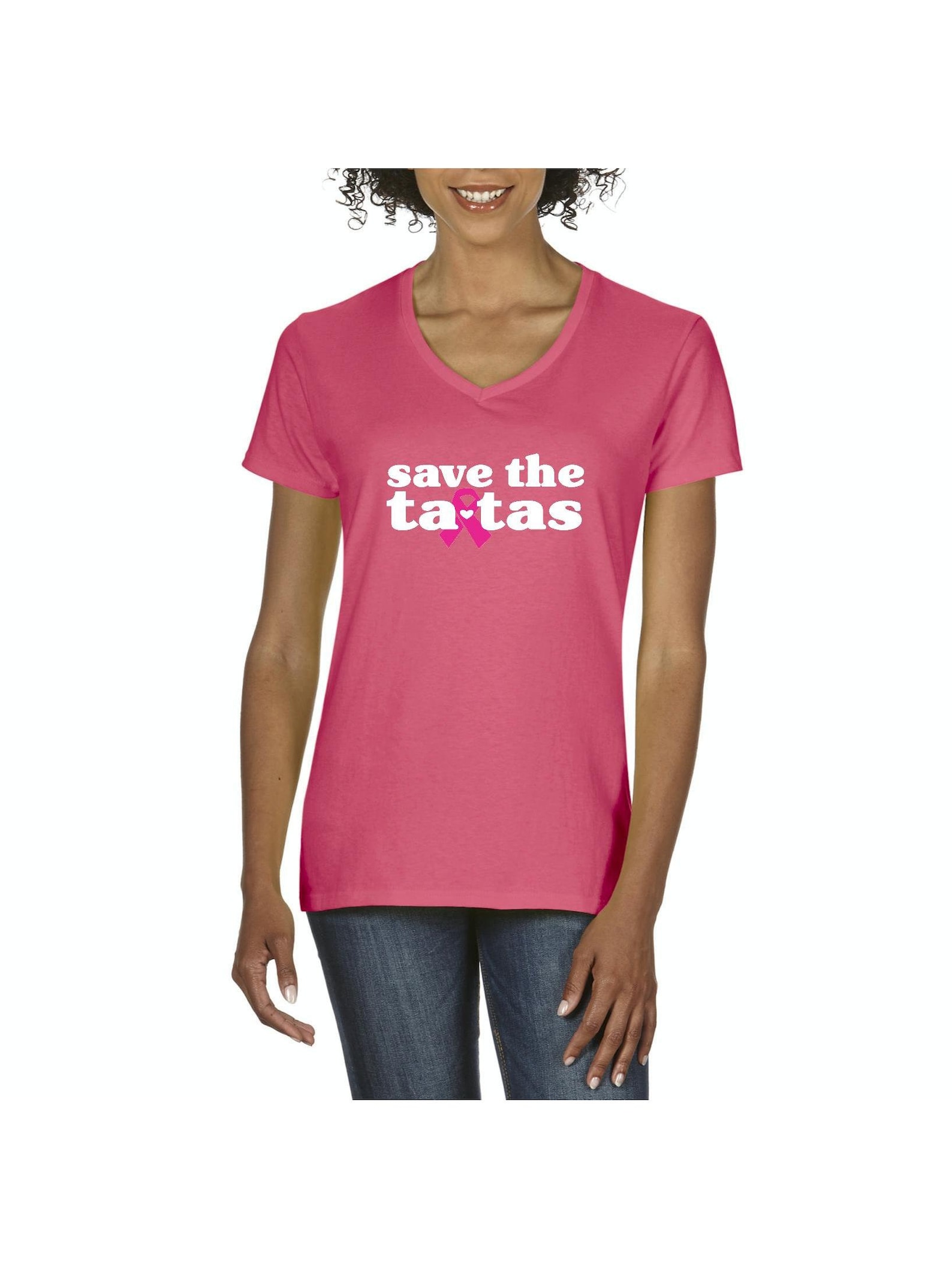 Save the Tatas in Cancer Awareness Month Cancer Ribbon Family - Etsy