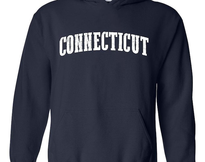 State of Connecticut Traveler's Gift Unisex Hoodie Hooded Sweatshirt - Etsy