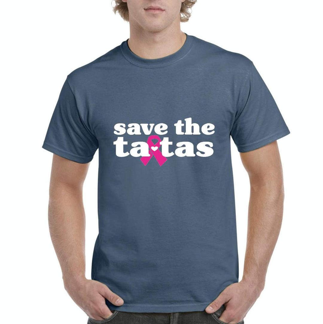 Save the Tatas Men's T-shirt Tee - Etsy