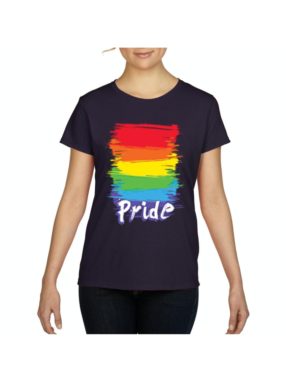 LGBT Gay Pride Rainbow Flag Women's Short Sleeve T-shirt - Etsy