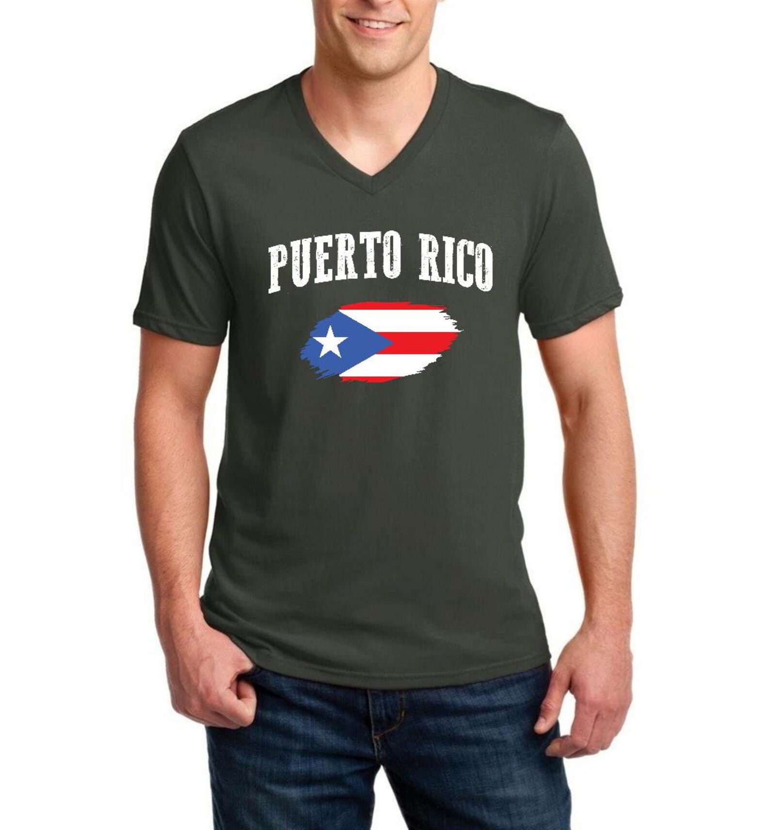 Puerto Rico State Flag University of Puerto Rico Cowboys American Men V ...