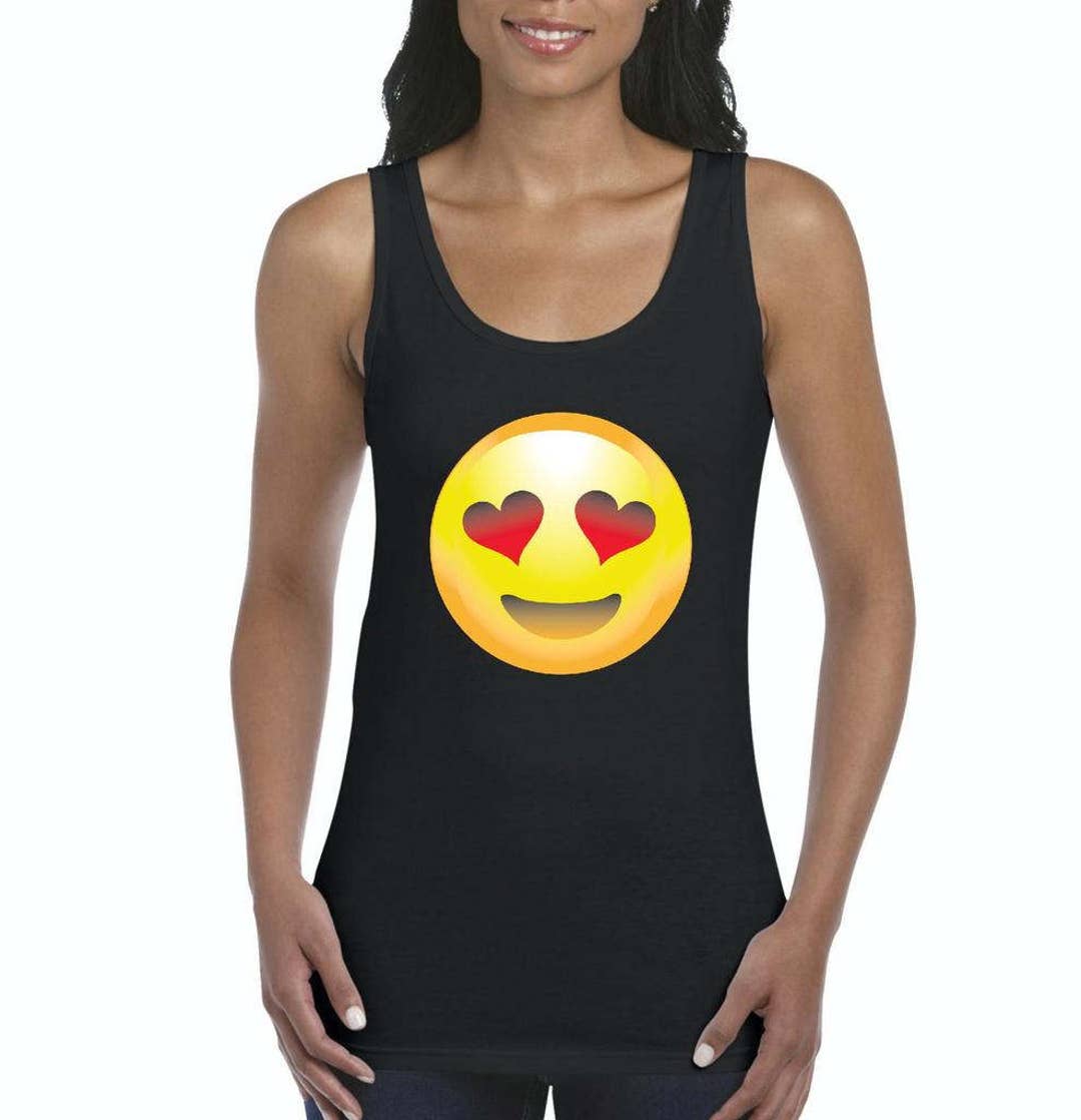 emoji-smiling-face-w-heart-shaped-eyes-women-tank-top-clothes-etsy