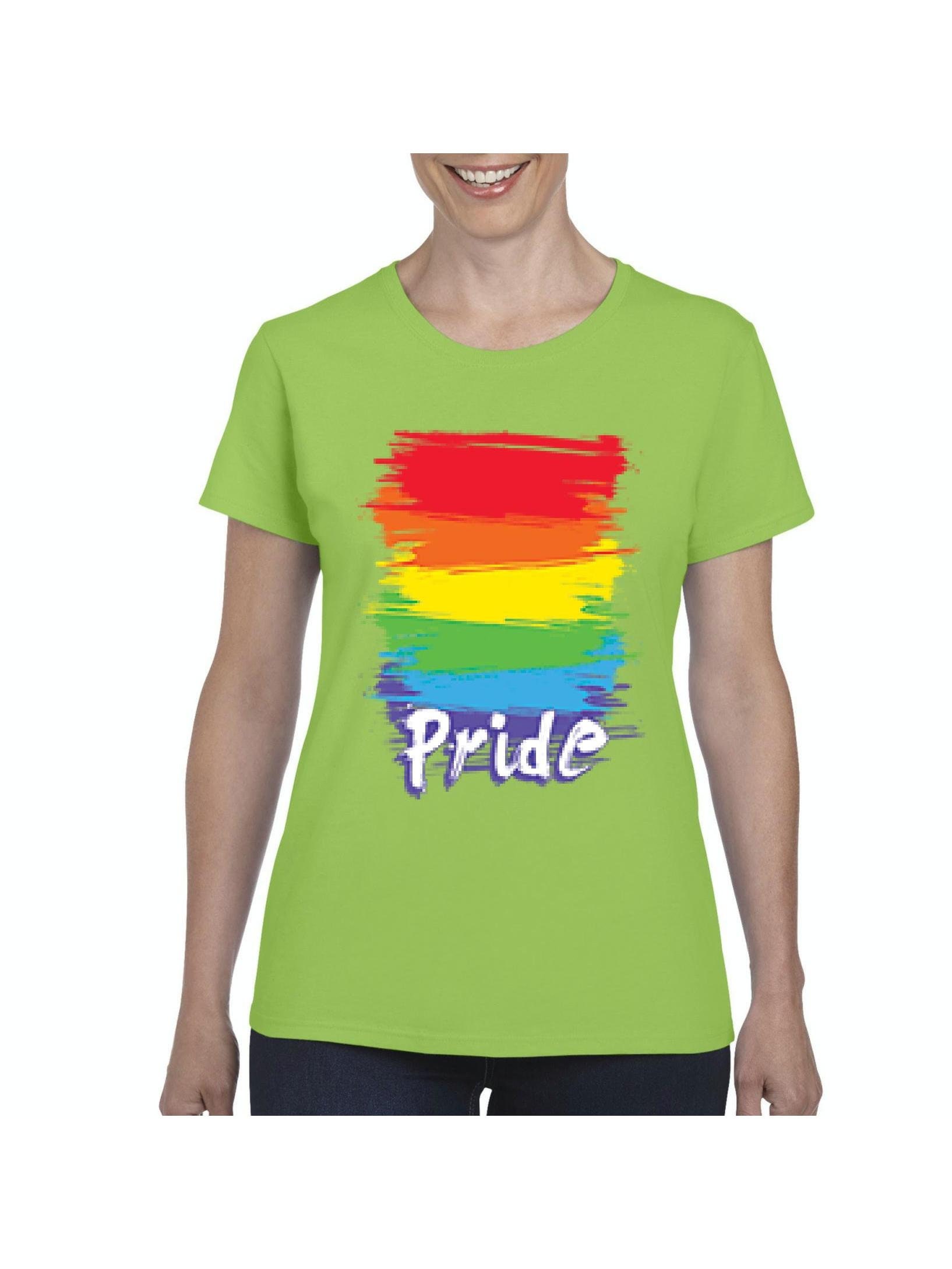 LGBT Gay Pride Rainbow Flag Women's Short Sleeve T-shirt | Etsy