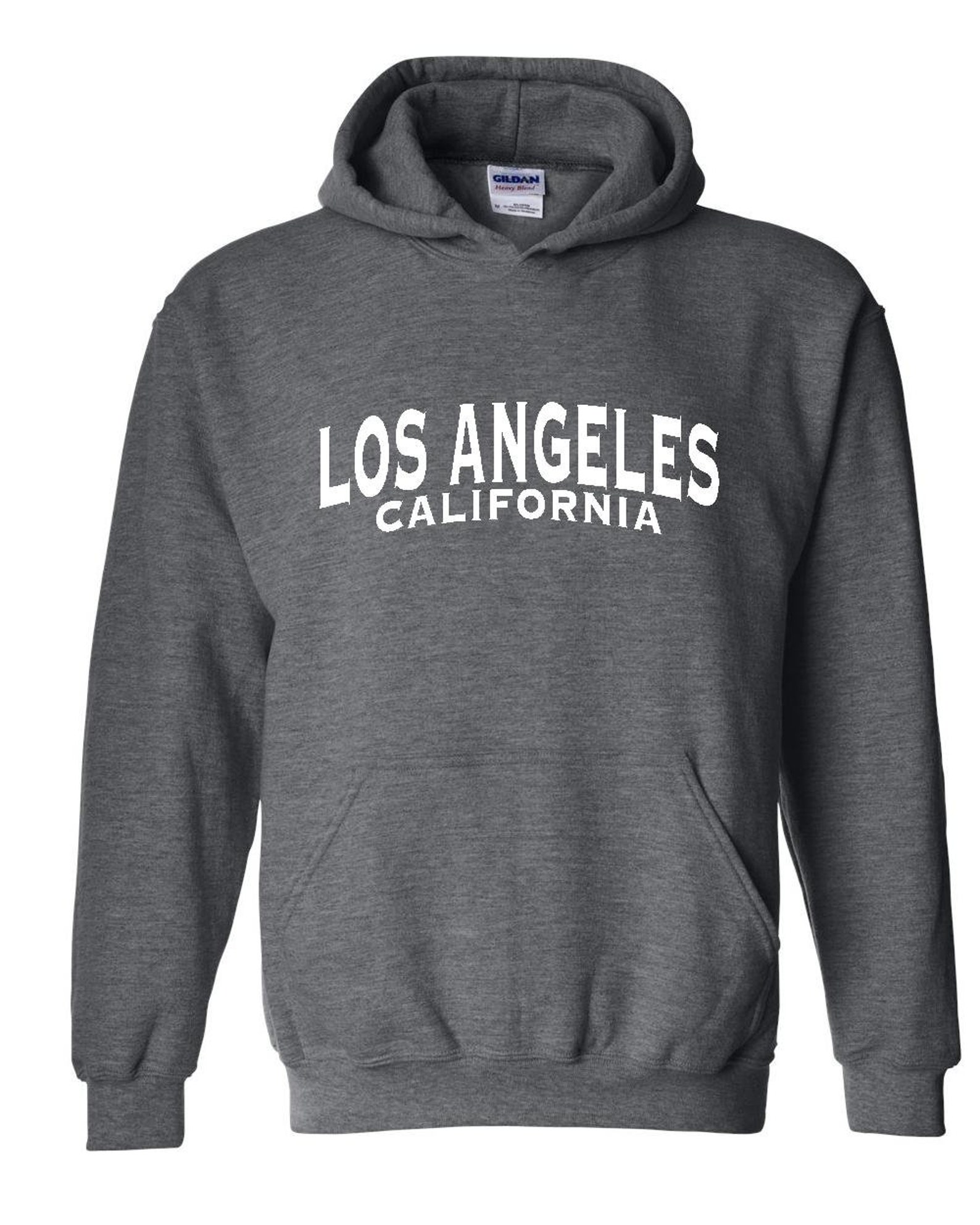 Los Angeles California in White Cali Unisex Hoodie Hooded - Etsy
