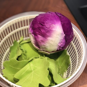 Artificial Cabbage Plastic Fake Vegetables Food Green Home Decor Fake ...