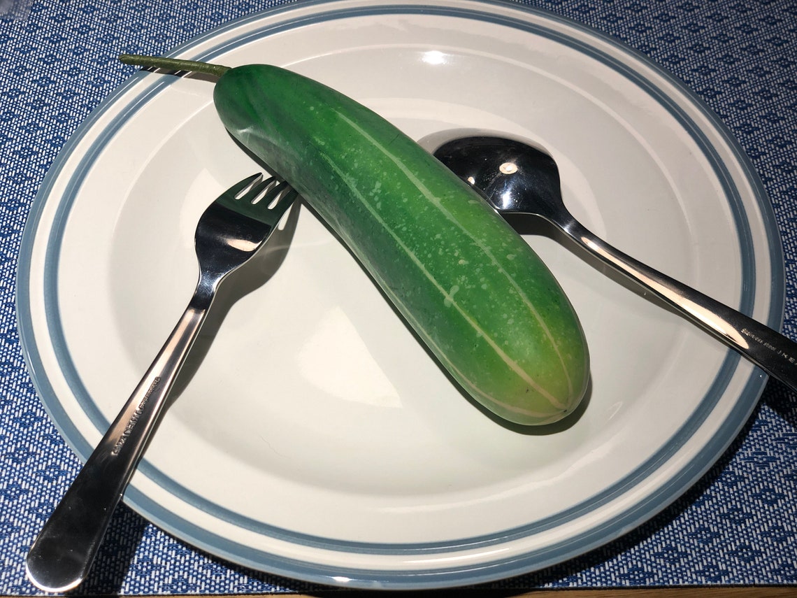 Artificial Cucumber Large Plastic Fake Vegetables Food Green Home Decor ...