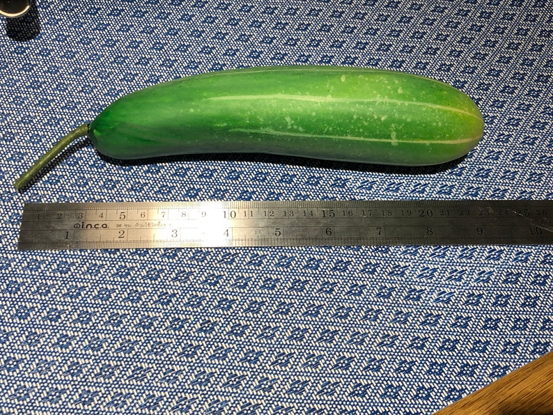 Artificial Cucumber Large Plastic Fake Vegetables Food Green Home Decor ...