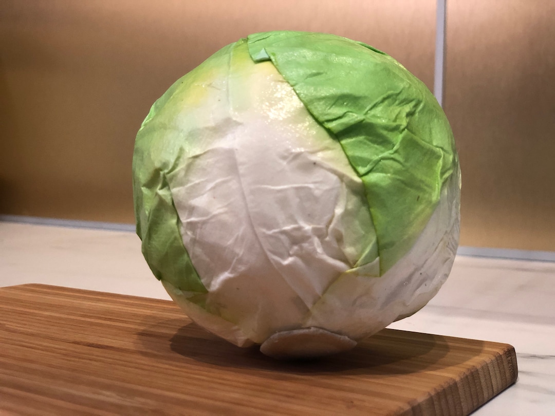 Artificial Cabbage Plastic Fake Vegetables Food Green Home Decor Fake ...