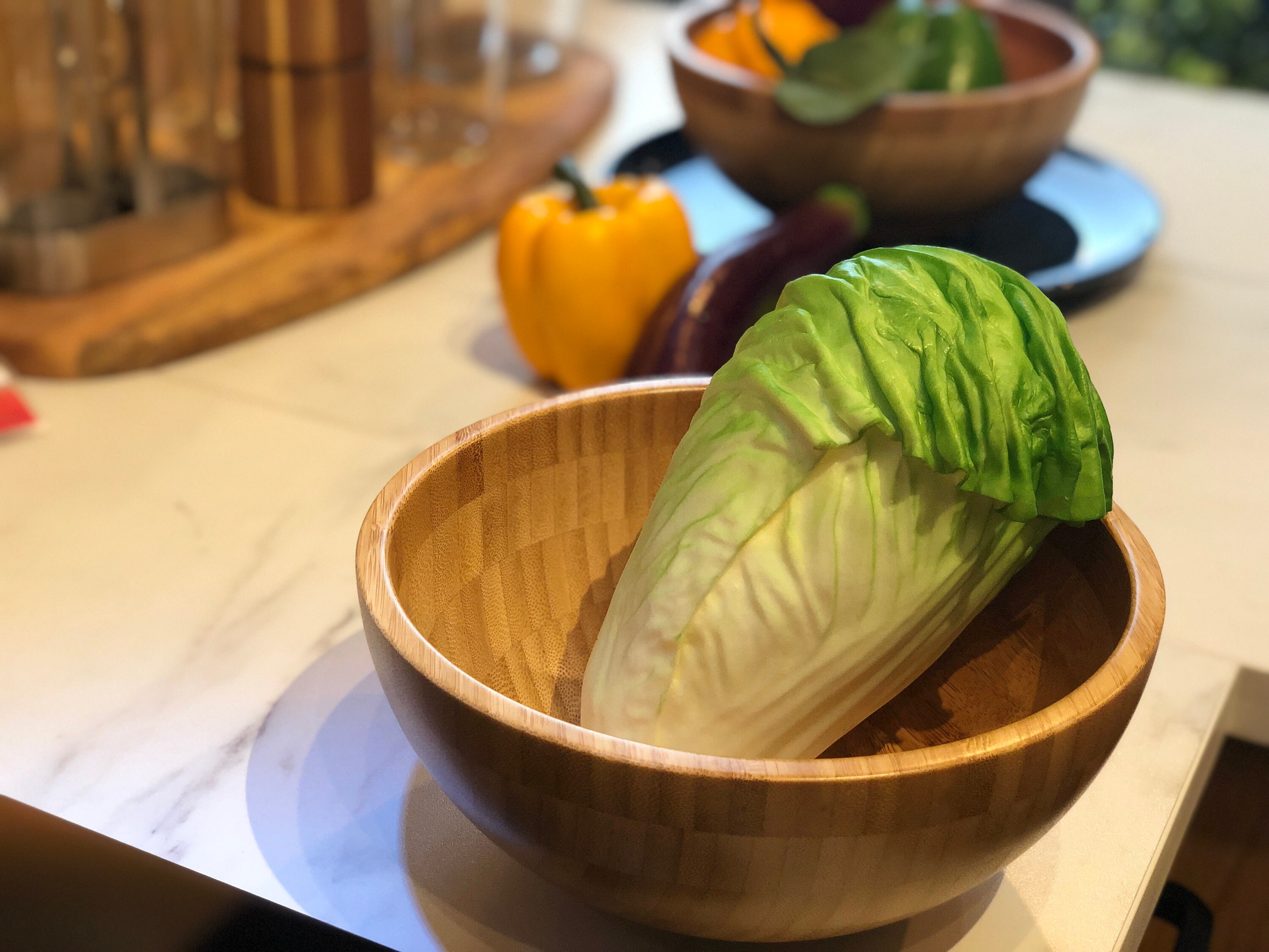 Artificial Napa Cabbage Plastic Fake Vegetables Food Green Home Decor ...